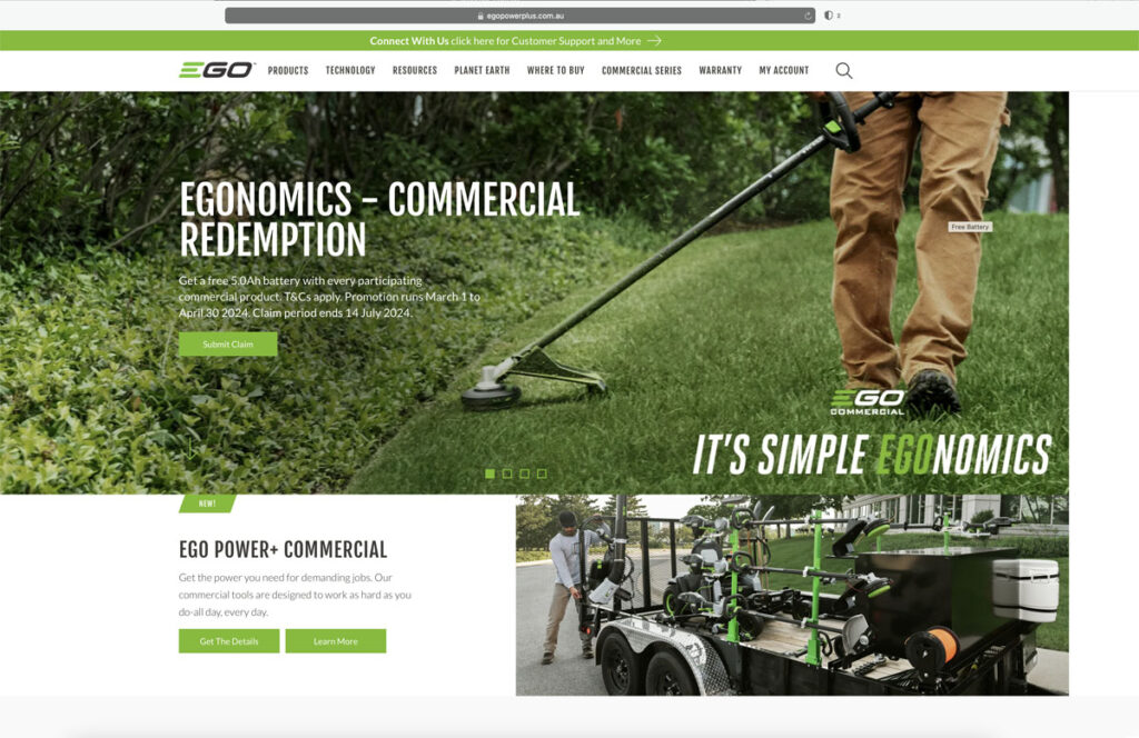 The EGO Power+ Top-Handle chainsaw - Arbor Age