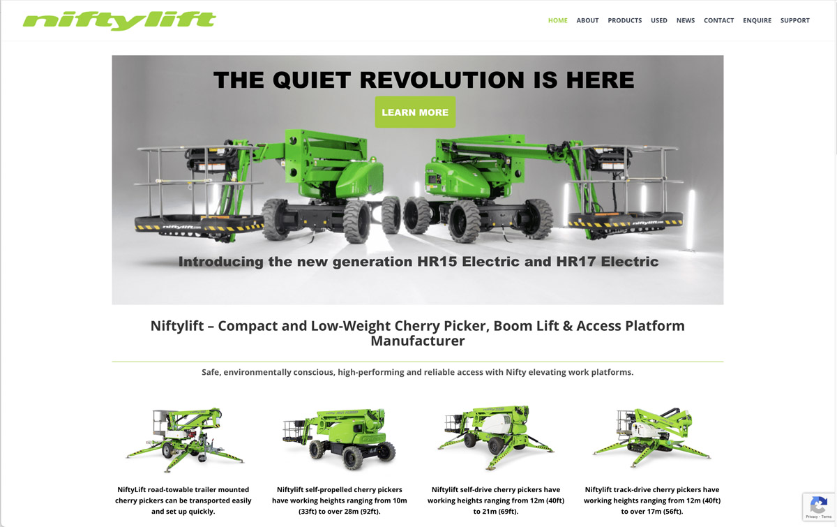 Niftylift Ltd King’s Award - Arbor Age