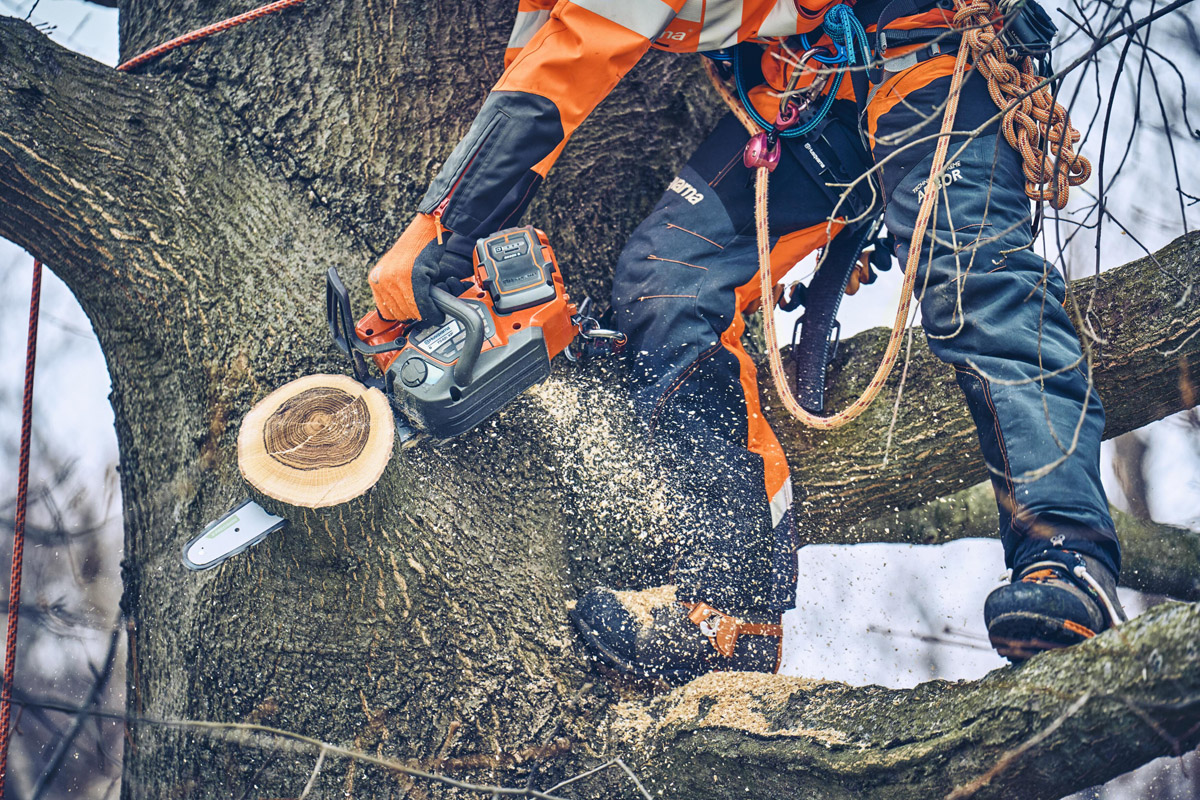 The world's first battery chainsaw with a clutch - Arbor Age