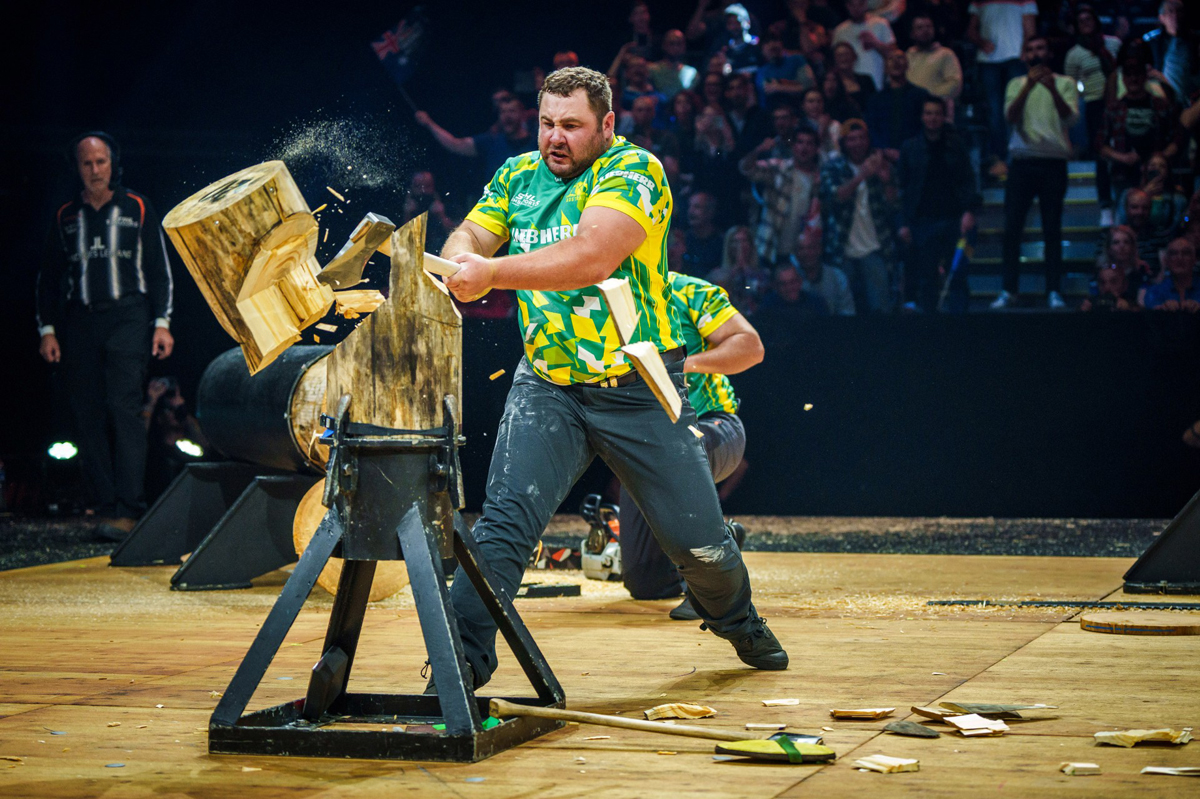 Australia dominates Timbersports World Champs - Arbor Age