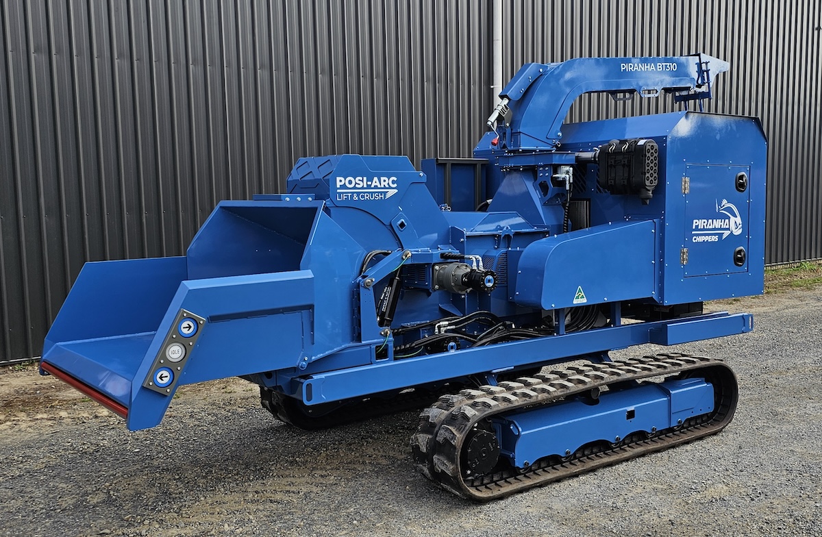Piranha Chippers BT310 is on track - Arbor Age